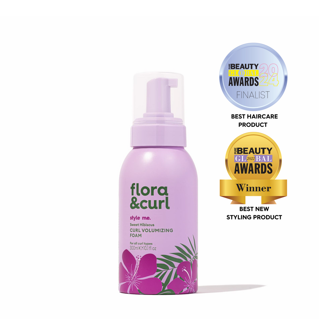 Curl Volumizing Foam - Curl Mousse - Curly Hair Foam – Flora & Curl